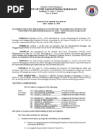 Barangay Tanod Monthly Accomplishment Report | PDF