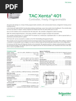 TAC Xenta 421A/422A: Universal Input and Digital Output Module | PDF ...
