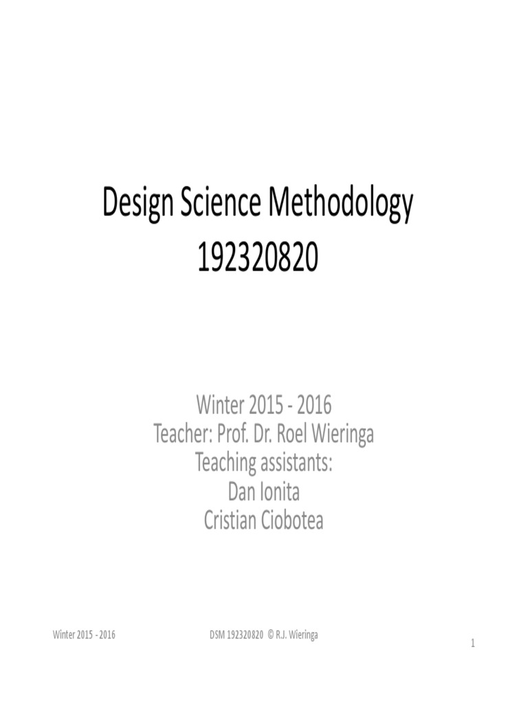 DSM Slides Binder 2016 | PDF | System | Knowledge