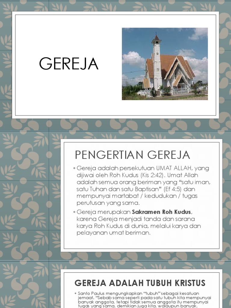 GEREJA | PDF