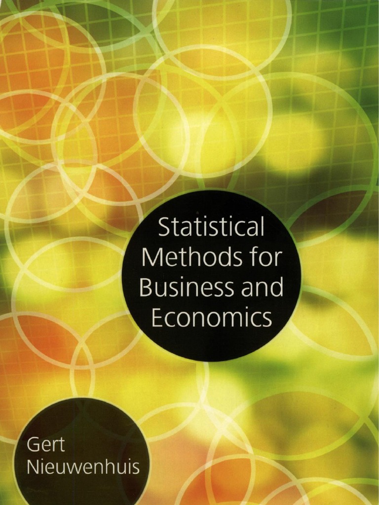 Statistical Methods For Business and Economics | PDF