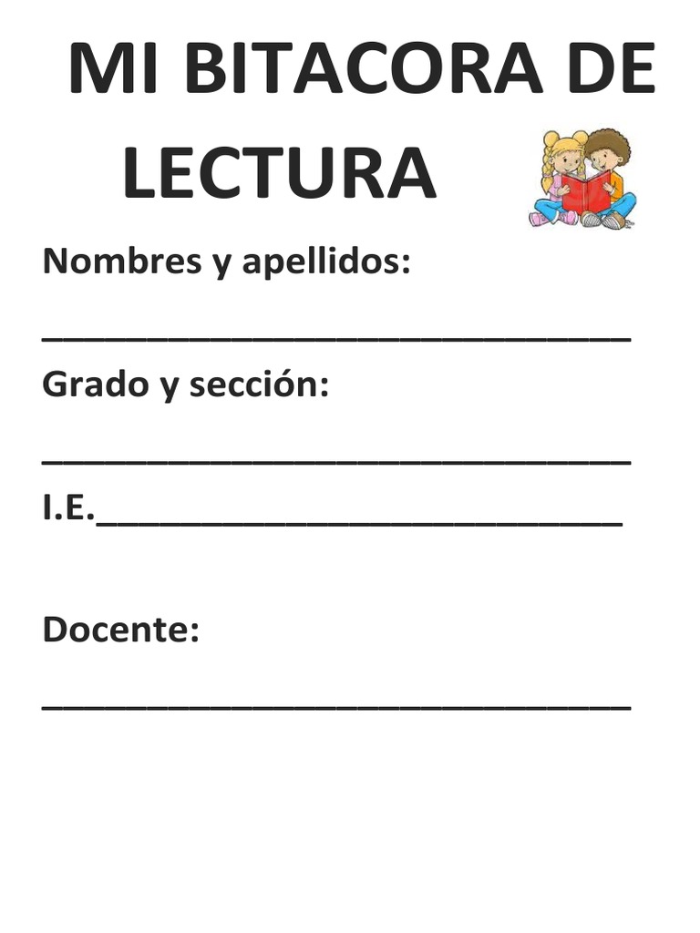 Mi Bitacora de Lectura | PDF