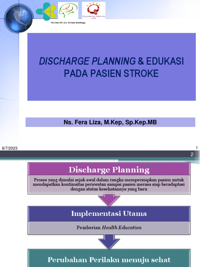 Discharge Planning - Edukasi Pasien Stroke-RSUD Dumai | PDF