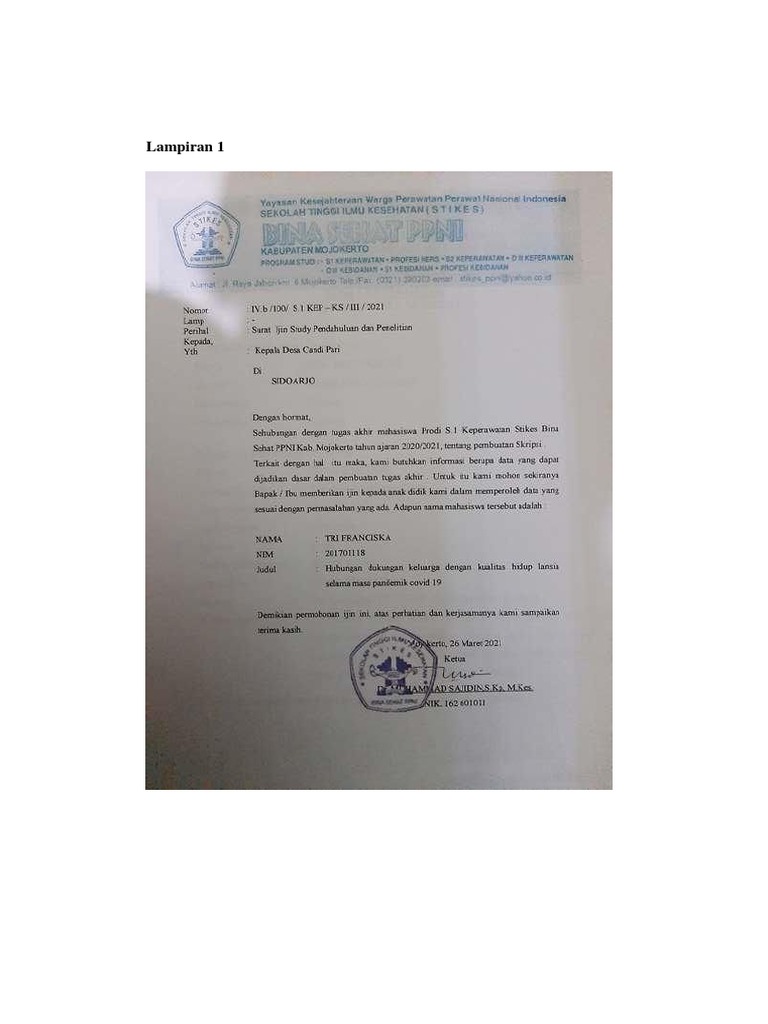 Contoh Kuisioner | PDF