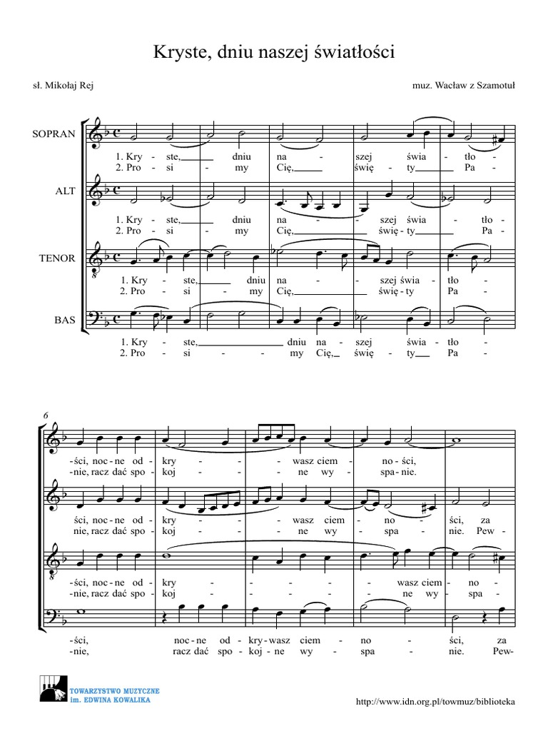 1216 Midi Waclaw Z Szamotul Kryste Dniu Naszej Swiatlosci | PDF