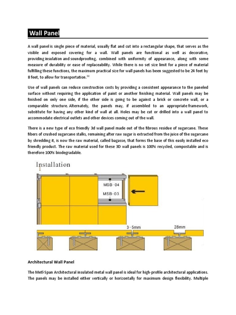 BT5 - Wall Panel Systems | Download Free PDF | Building Insulation ...