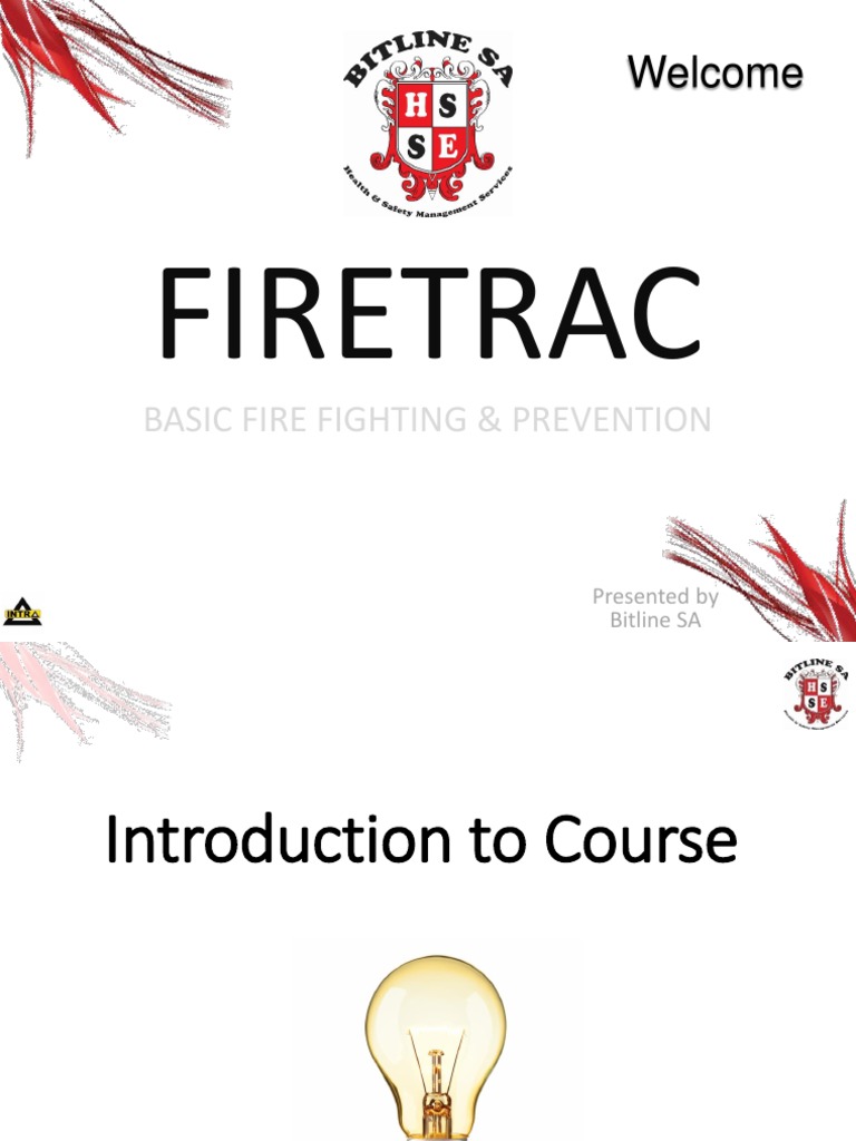 Bitline SA - FIRETRAC - Basic Fire Fighting Training Module | PDF ...