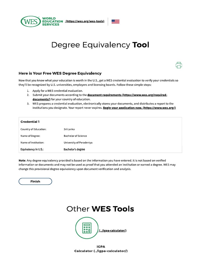 Equivalency Degree in US | PDF