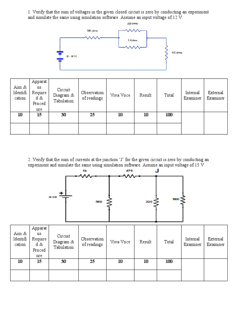 Electric Circuits Lab Questions | PDF