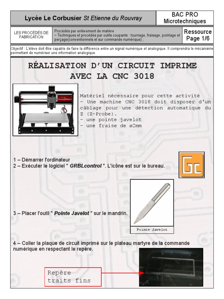 RESSOURCE 7.3.6.1 Realisaion Du Circuit Imprime 1 | PDF