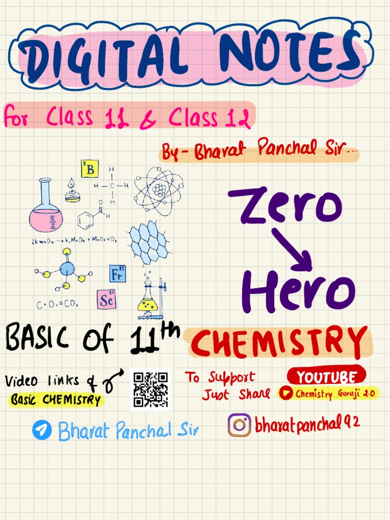 Basic of Chemistry For Class 12 by Bharat Panchal | PDF | Mole (Unit ...
