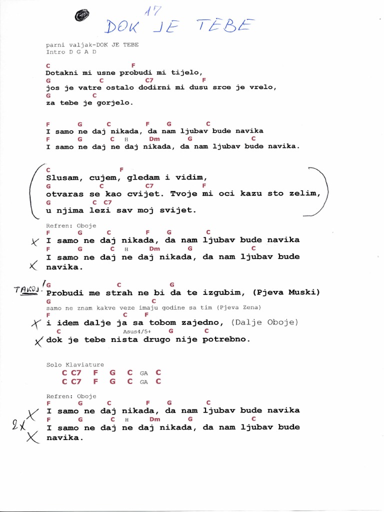 M007 Dok Je Tebe-C | PDF