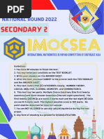 Isocsea-2025-Secondary 2-Sample Test | PDF | Waves | Matter