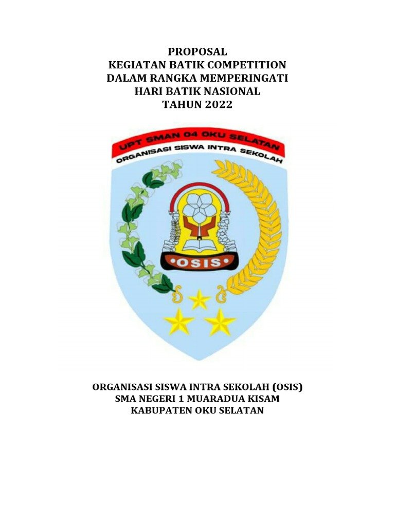 Proposal Hari Batik | PDF