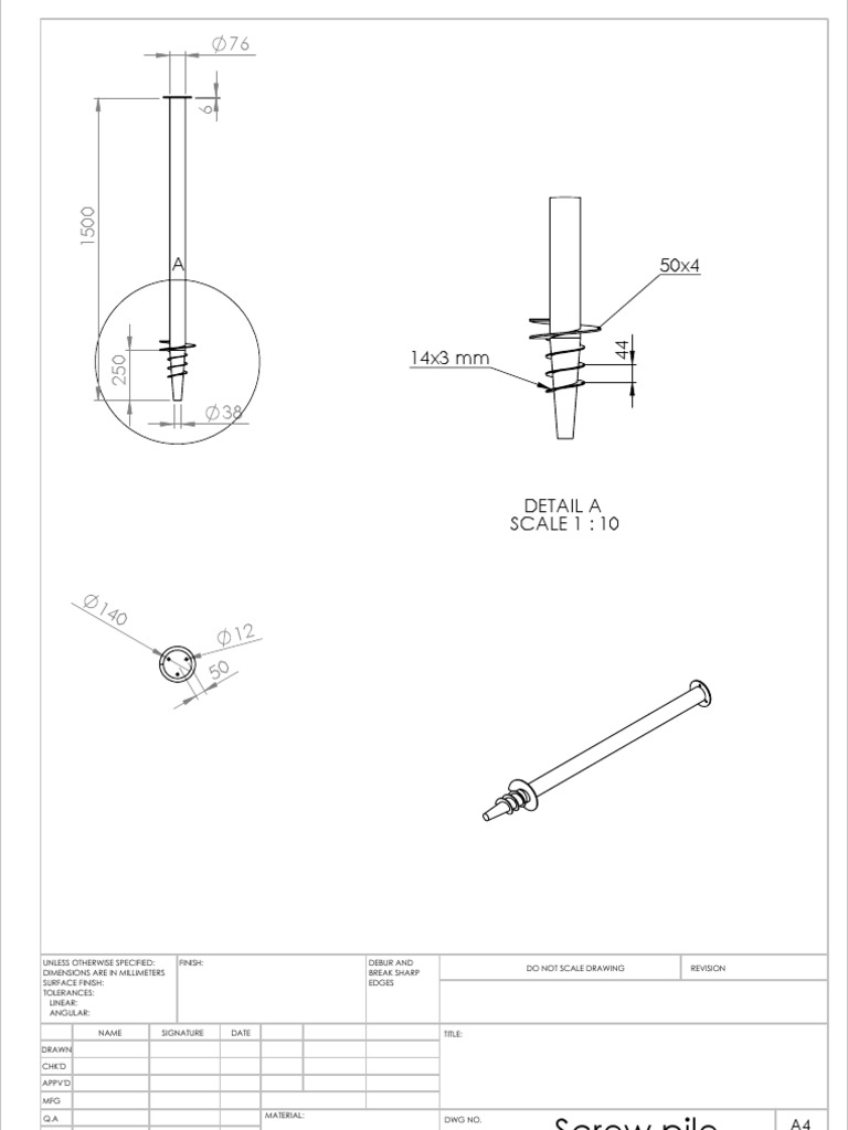 Screw Pile | PDF