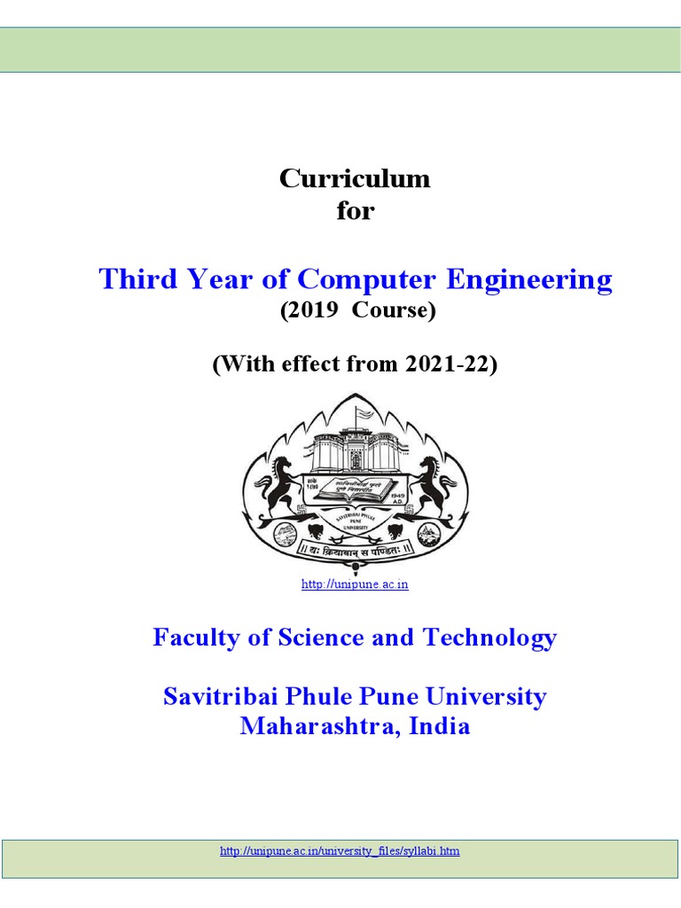 2019 Computer Engineering Syllabus SPPU | PDF | Computers