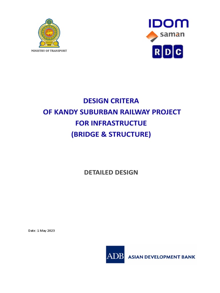 Design Critera of KSRP For Bridge (2023.05.12) | PDF