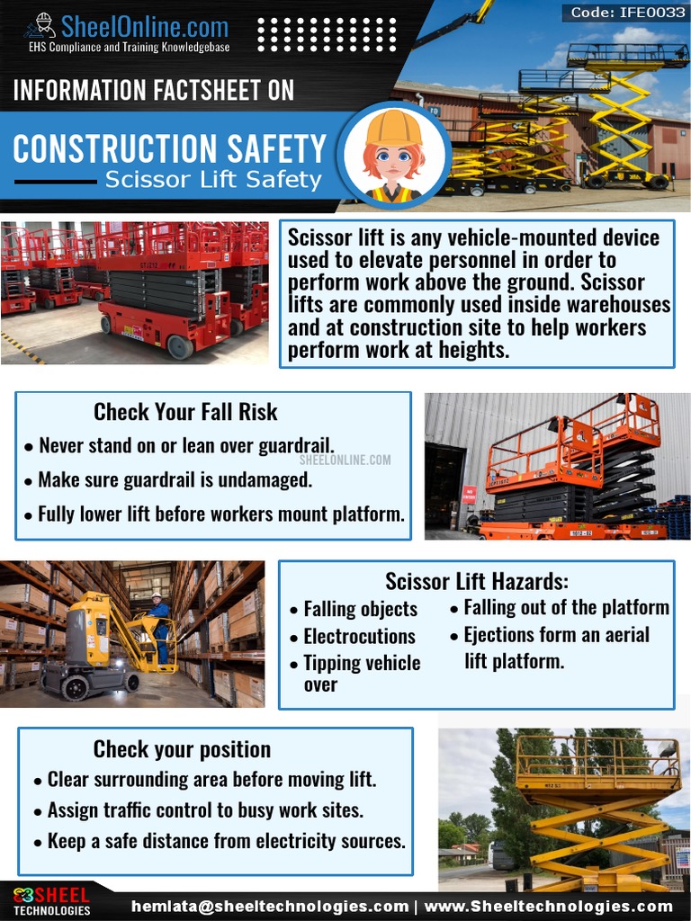 Scissor Lift Safety Guide | PDF | Business | Computers