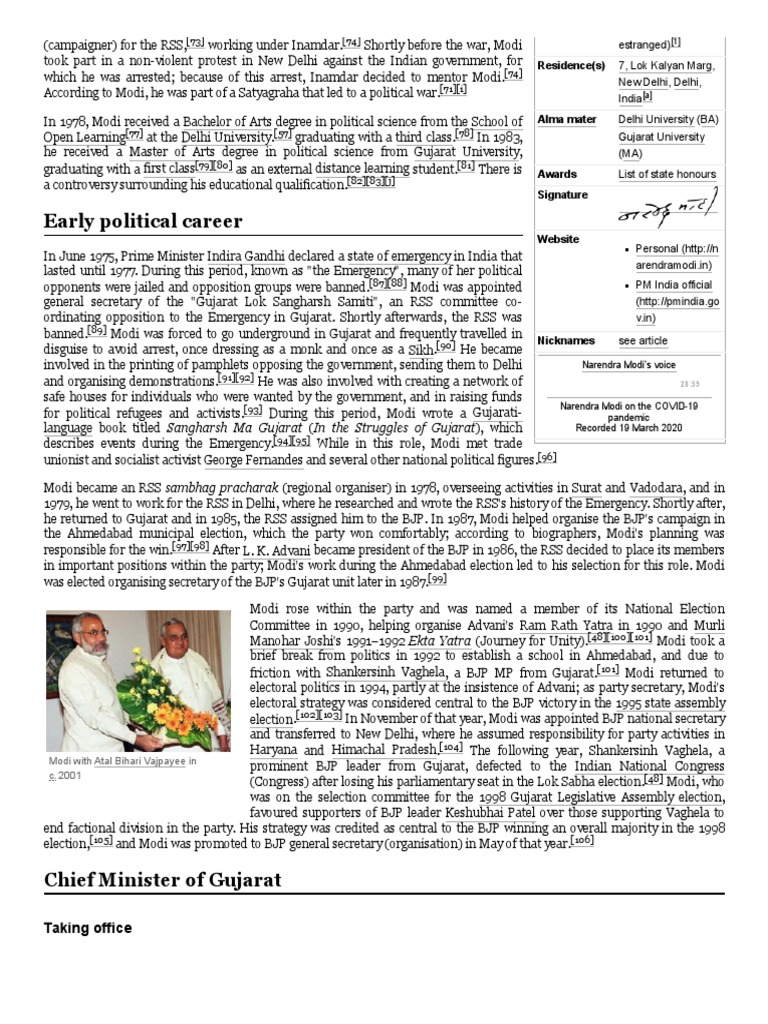 Narendra Modi 3 | PDF