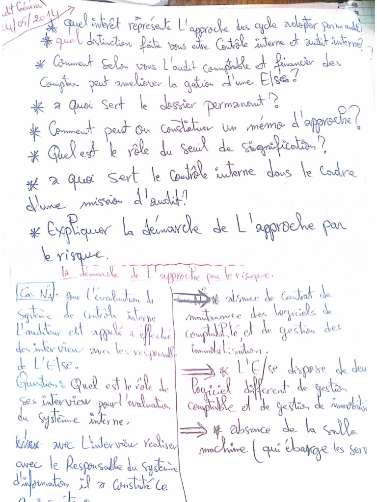 etude de cas d_audit | PDF