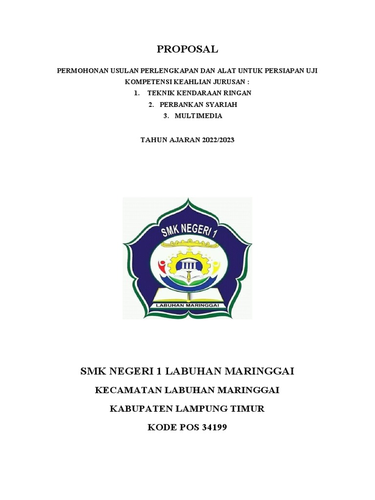 Proposal Ukom SMK N 1 Lab Mar | PDF