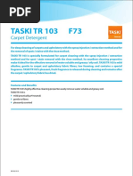Taski Chemical Dilutation Chart | PDF