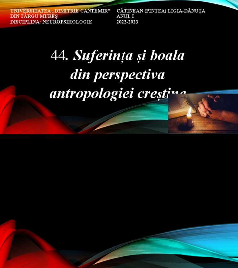 Suferinta Si Boala | PDF