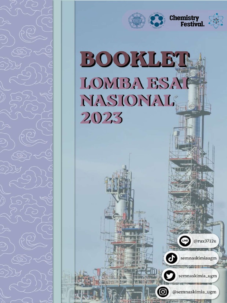 Booklet Lomba Esai Nasional Kimia 2023 | PDF