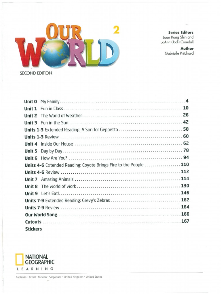Our World 2 Student Book | PDF