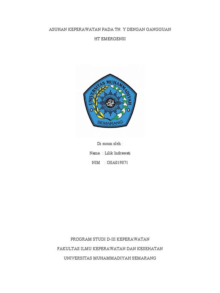Asuhan Keperawatan Hipertensi Emergensi | PDF