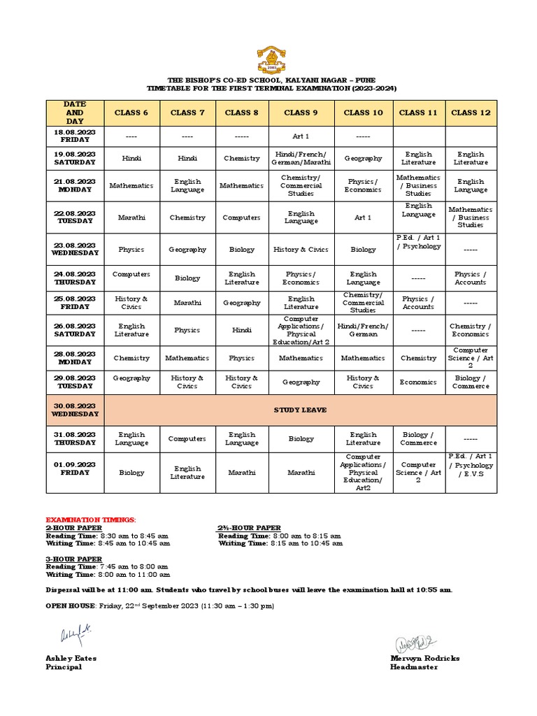 20072023072240class 10 Term 1 Exam Schedule and Syllabus-1 | PDF