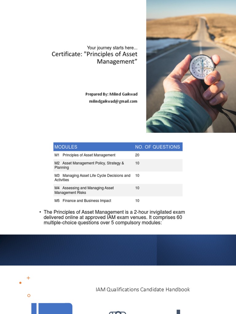 Principles of Asset Management Exam Guide | PDF | Business | Technology ...