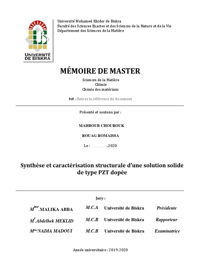 Mahboub Chourouk Rouag Romaissa | PDF