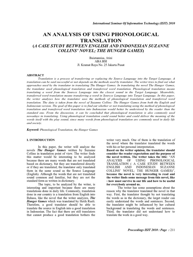 An Analysis of Using Phonological | PDF | Translations | Phonology