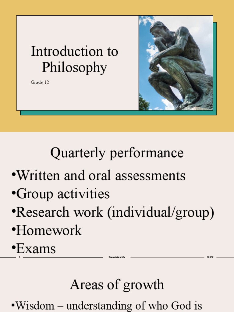 Introduction To Philosophy | PDF