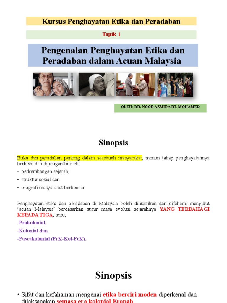 Topik 1 - Pengenalan Penghayatan Etika Dan Peradaban Acuan Malaysia | PDF Topik 1 - Pengenalan Penghayatan Etika Dan Peradaban Acuan Malaysia | PDF