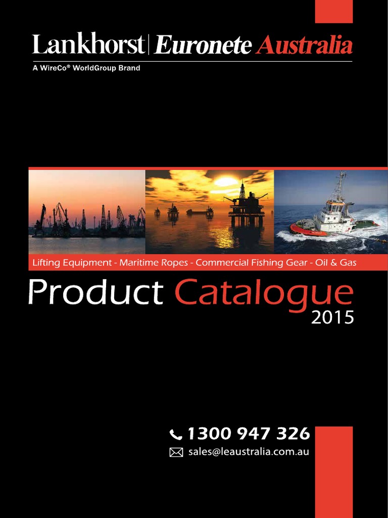 Lankhorst Whole Catalogue Dec 2015 | PDF | Anchor | Equipment