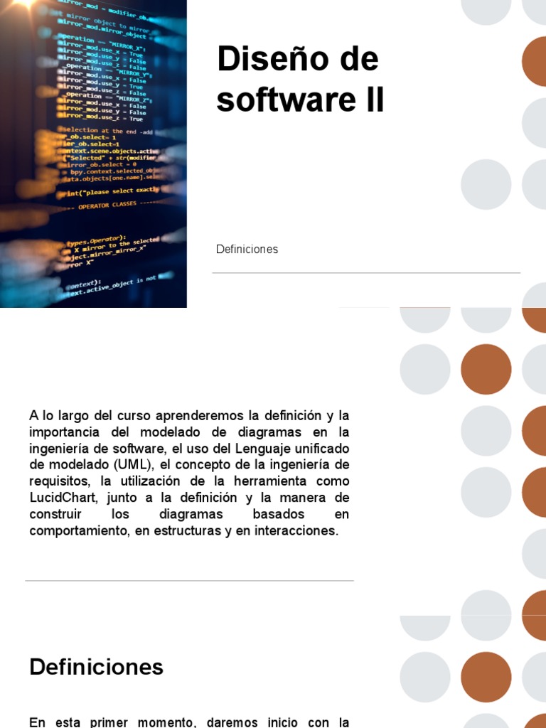 C1.Diseño de Software - Intro | PDF | Software | Ingeniería de software C1.Diseño de Software - Intro | PDF | Software | Ingeniería de software