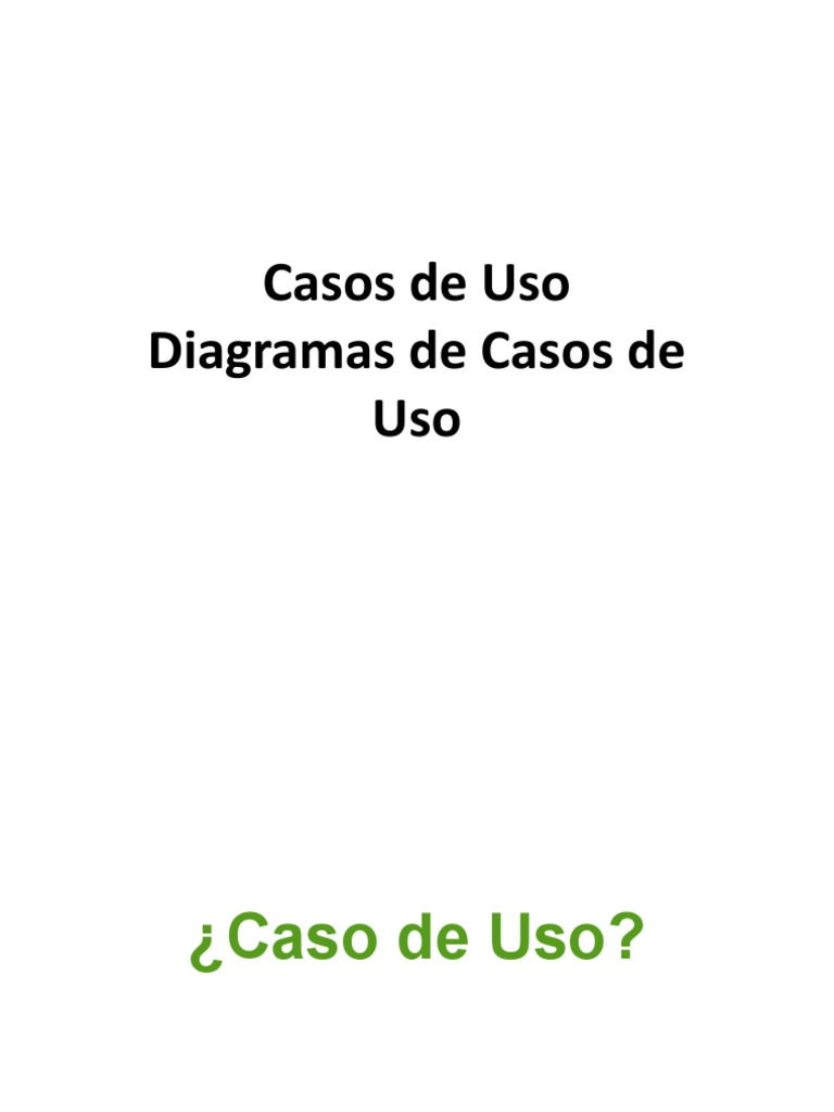 C2.UML Casos de Uso | PDF