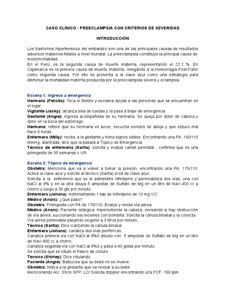 Guión Clave Azul | PDF