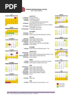 2018-19 School Calendar Overview | PDF | Observances | Holidays