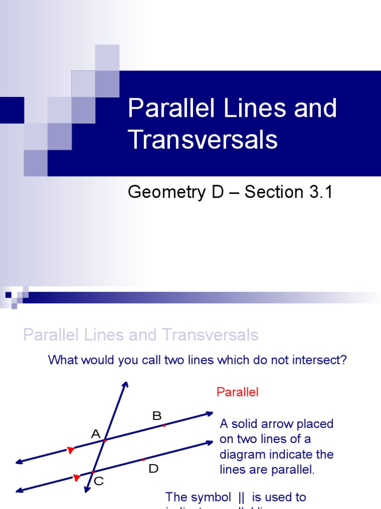 Transversal Info | PDF | Geometry | Euclidean Geometry