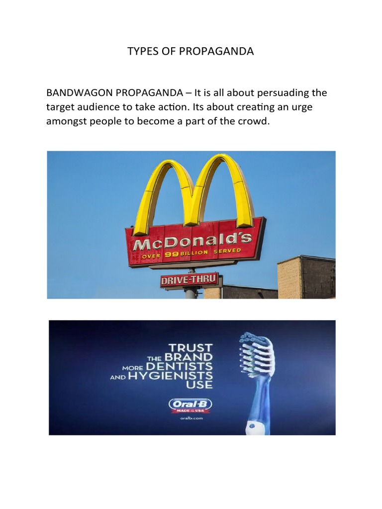 Types of Propaganda | PDF