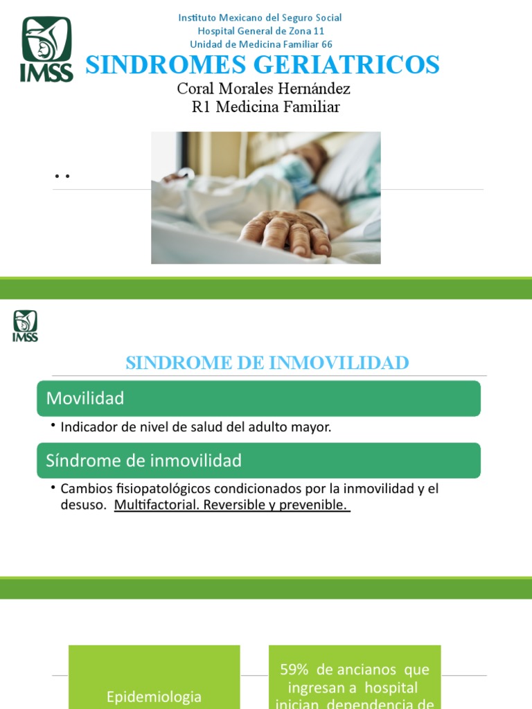 Sindromes Geriatricos | PDF