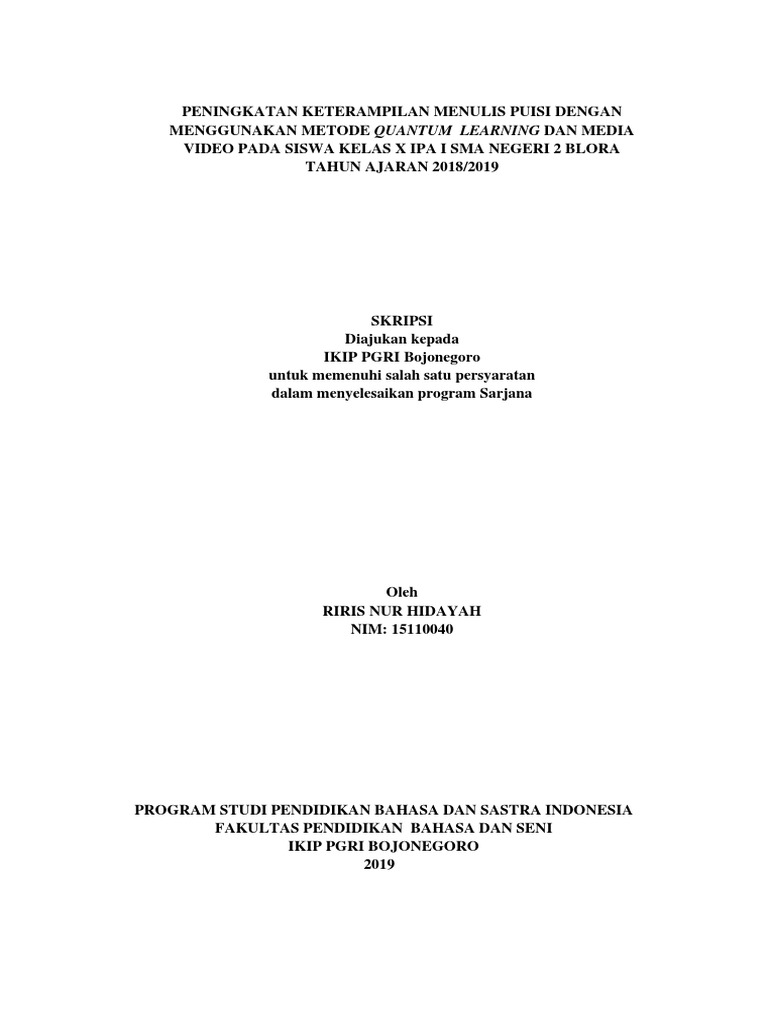 BAB 1-3 + Sampul Dan Pengesahan | PDF | Karier & Perkembangan | Kesehatan Holistik