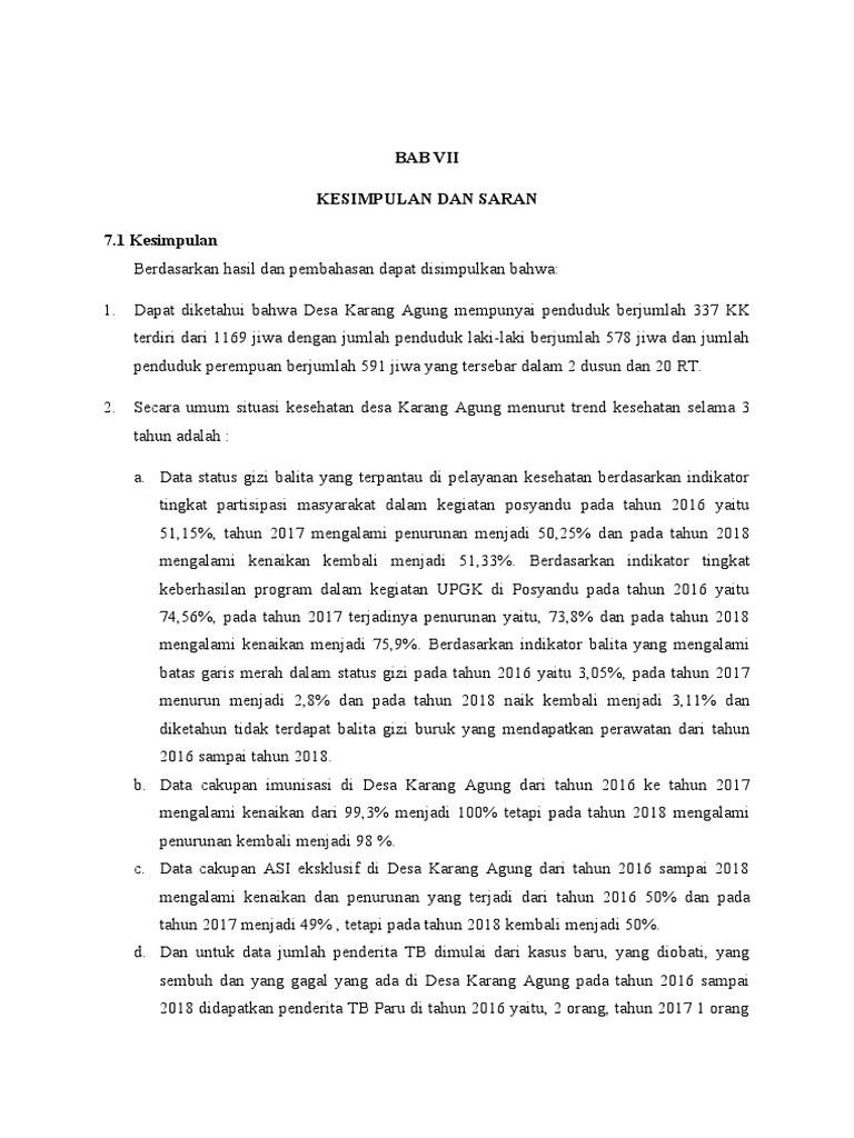 BAB VII Lap PBL Neww | PDF