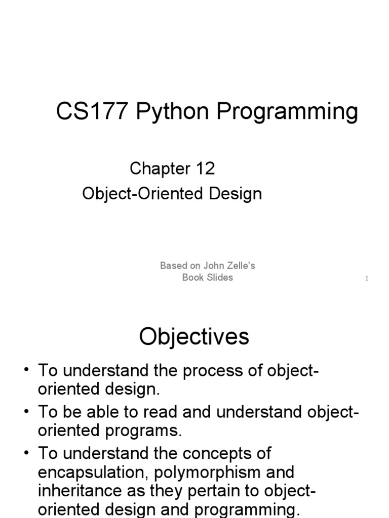 Python OOD for CS Students | PDF | Art