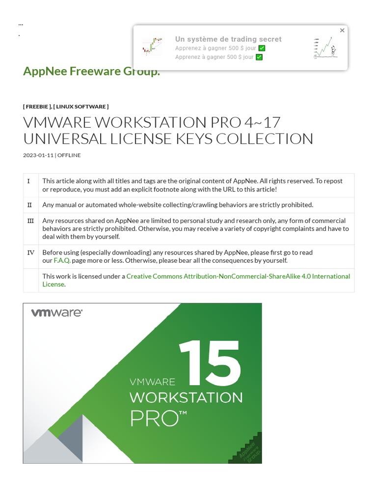 VMware Workstation Pro 4 17 Universal License Keys Collection - AppNee ...