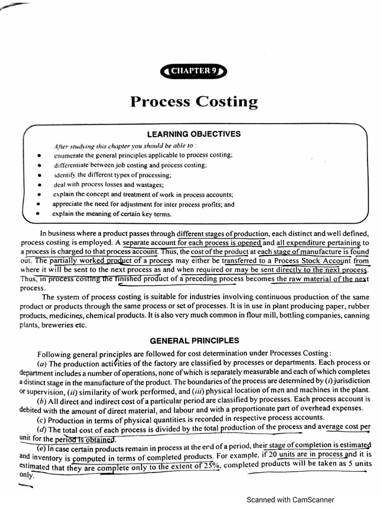 Process Costing | PDF