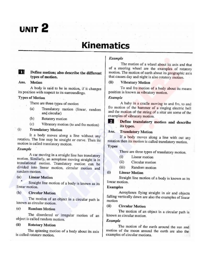 9th Phy Motion | PDF 9th Phy Motion | PDF